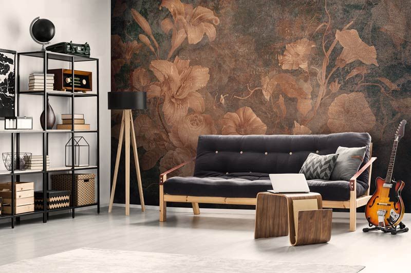 Fotobehang Bloemen Vintage | Vliesbehang