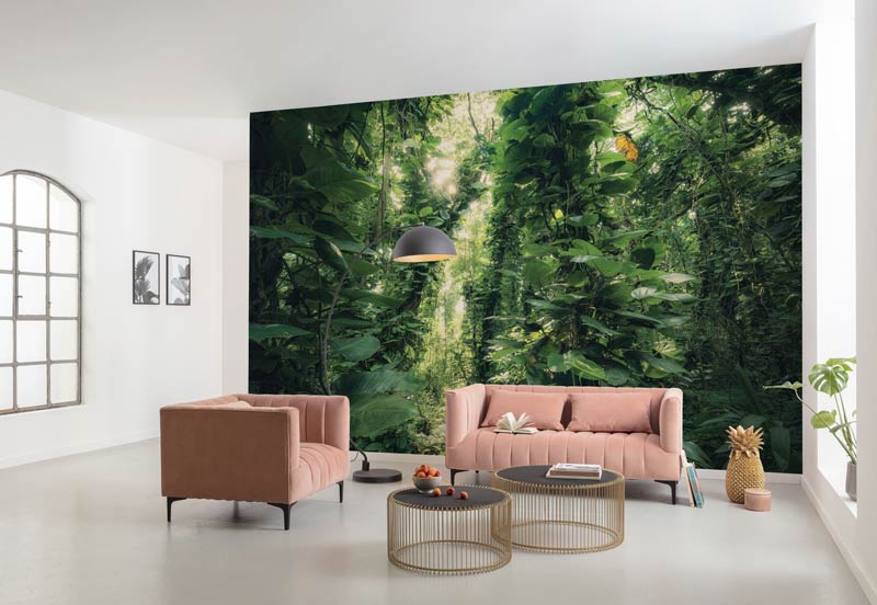 Fotobehang Jungle Groen